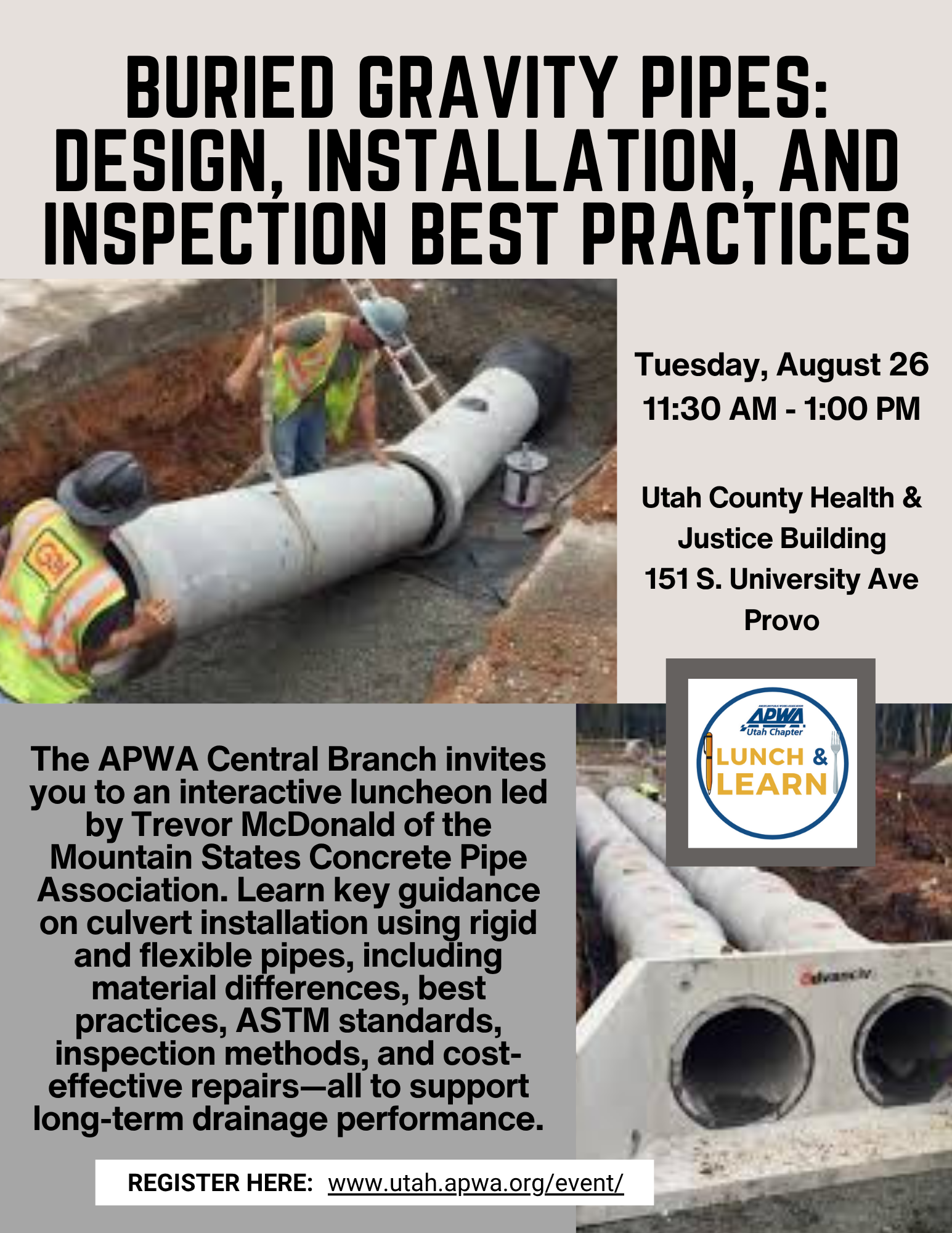 Buried Gravity Pipes: Design, Installation, and Inspection Best ...